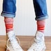 Easy Ribbed Socks Knitting Pattern ~ Totally Rad Ribbed Socks - Etsy