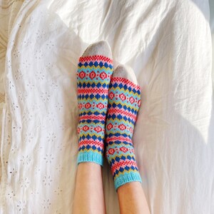 Easy Colorwork Sock Knitting Patterns ~ the Darrowby Sock Set! - Etsy