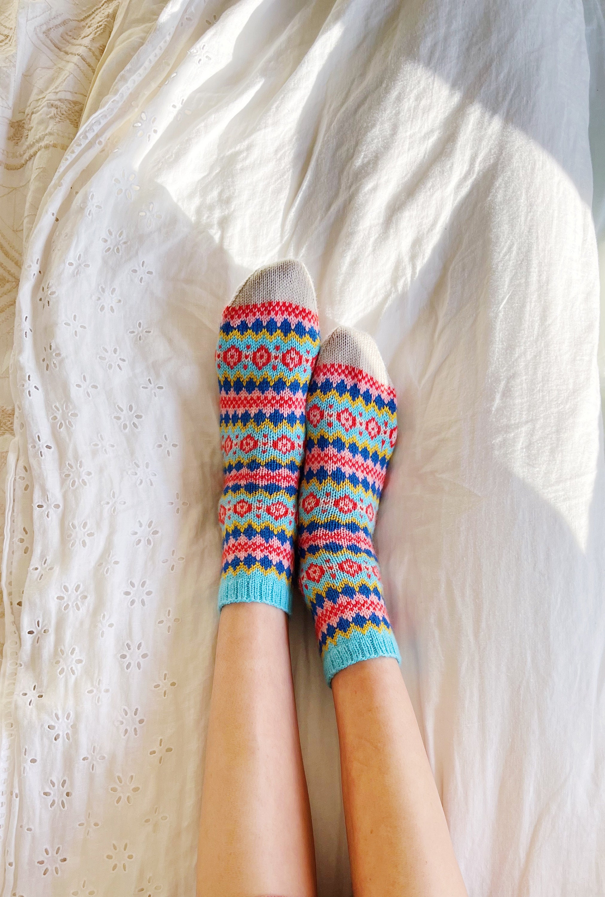Easy Colorwork Sock Knitting Patterns ~ the Darrowby Sock Set! - Etsy