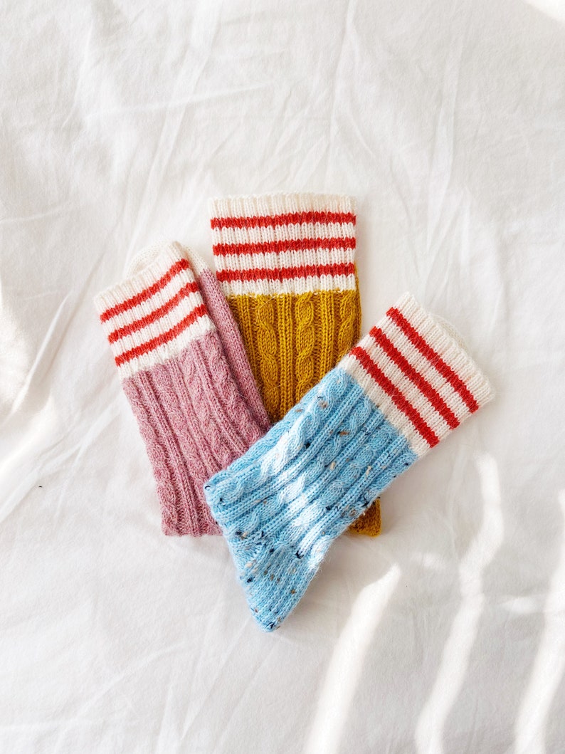Easy Cable Sock Knitting Pattern ~ Beginner Friendly ~ the Cider House ...