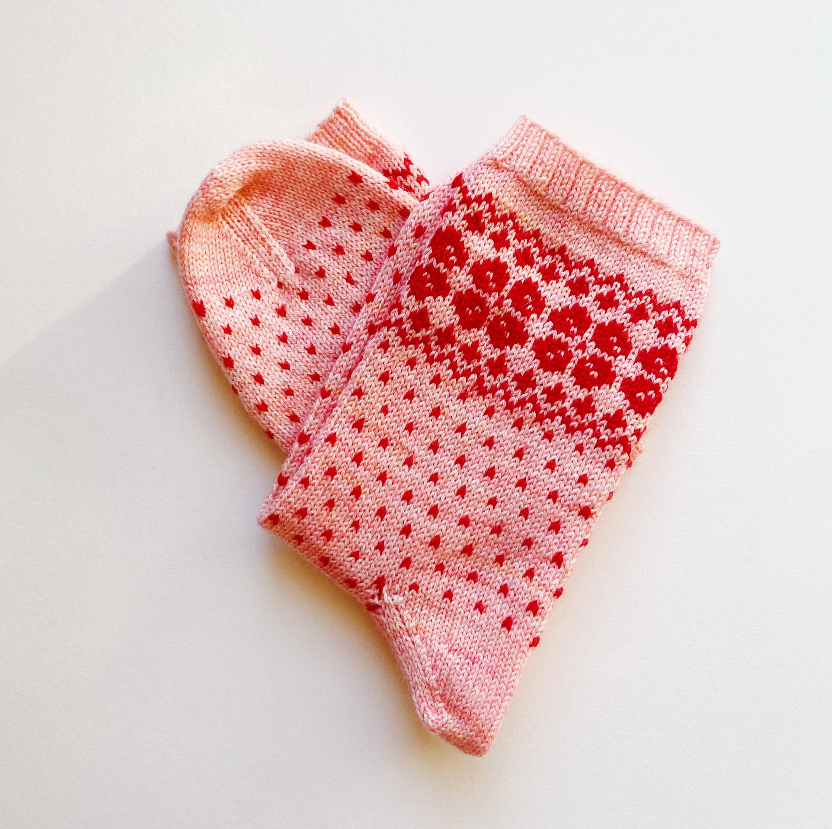 Easy Beginner Basic Colorwork Fair Isle Sock knitting Pattern | Etsy