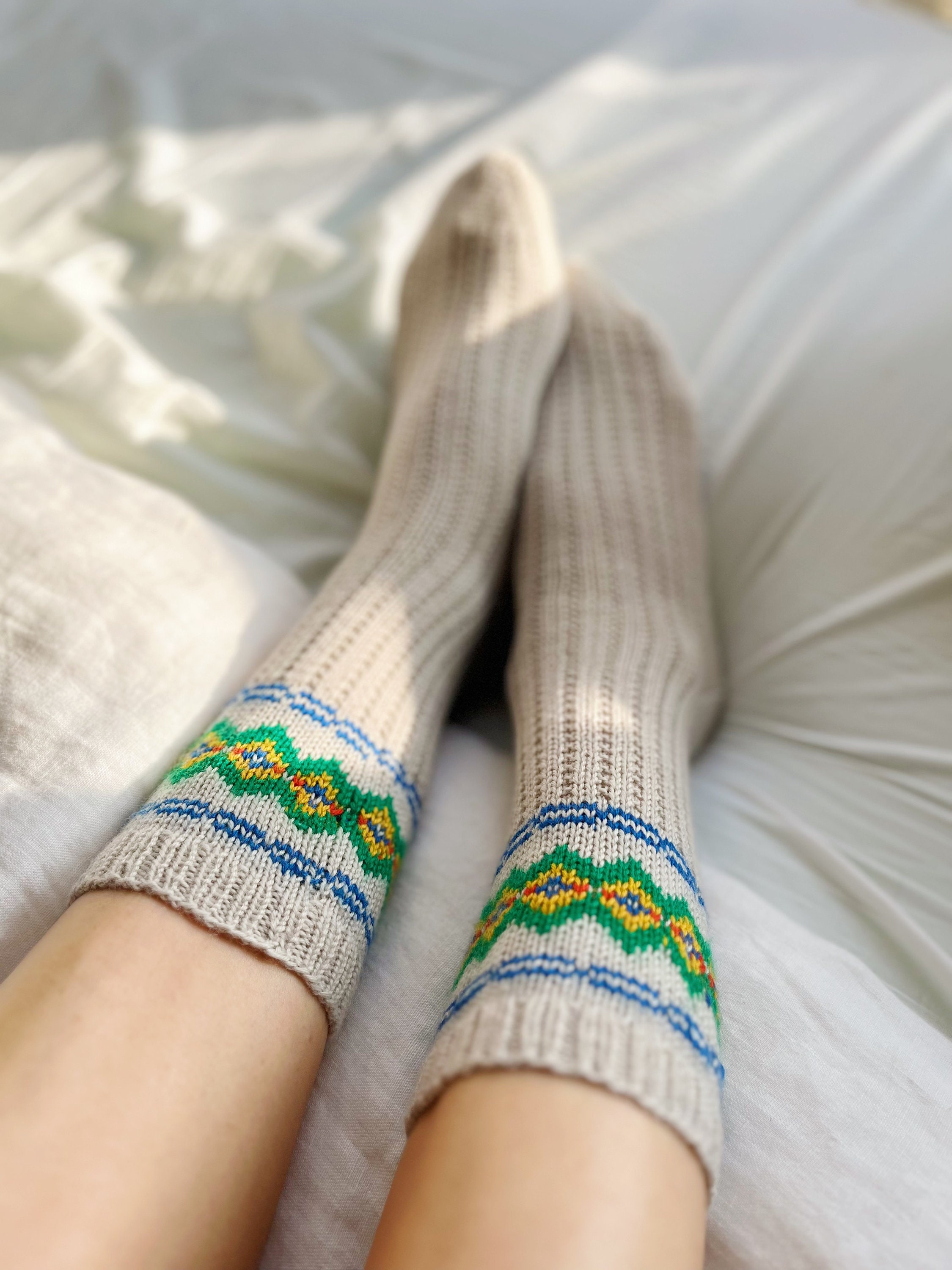Easy Colorwork Sock Knitting Patterns ~ the Darrowby Sock Set! - Etsy