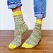 Pop Radio Socks Basic Texture Sock Knitting Pattern Easy Sock Knitting ...