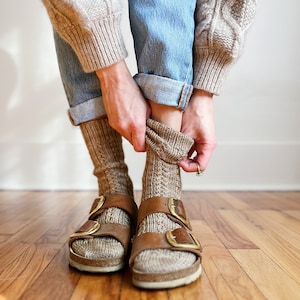Hibernal DK Socks ~ Easy, Beginner-friendly Thick Sock Knitting Pattern ...