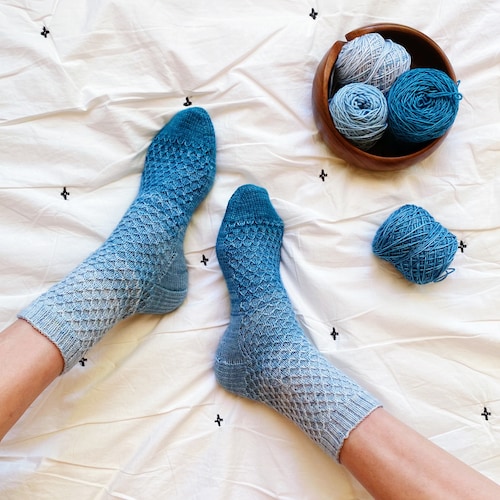 Easy Basic Shorty Sock Knitting Pattern Set - Etsy