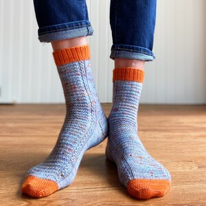 Stillwater Sock Knitting Pattern - Etsy