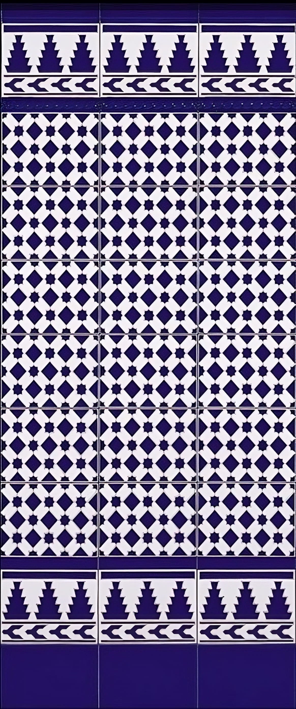 Moroccan Decorative Relief Tiles Glazed Ceramic Artisanal Craftsmanship ...