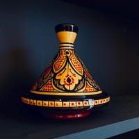 Authentic Hand-painted Moroccan Tagine - Traditional Clay Cooking Pot ...