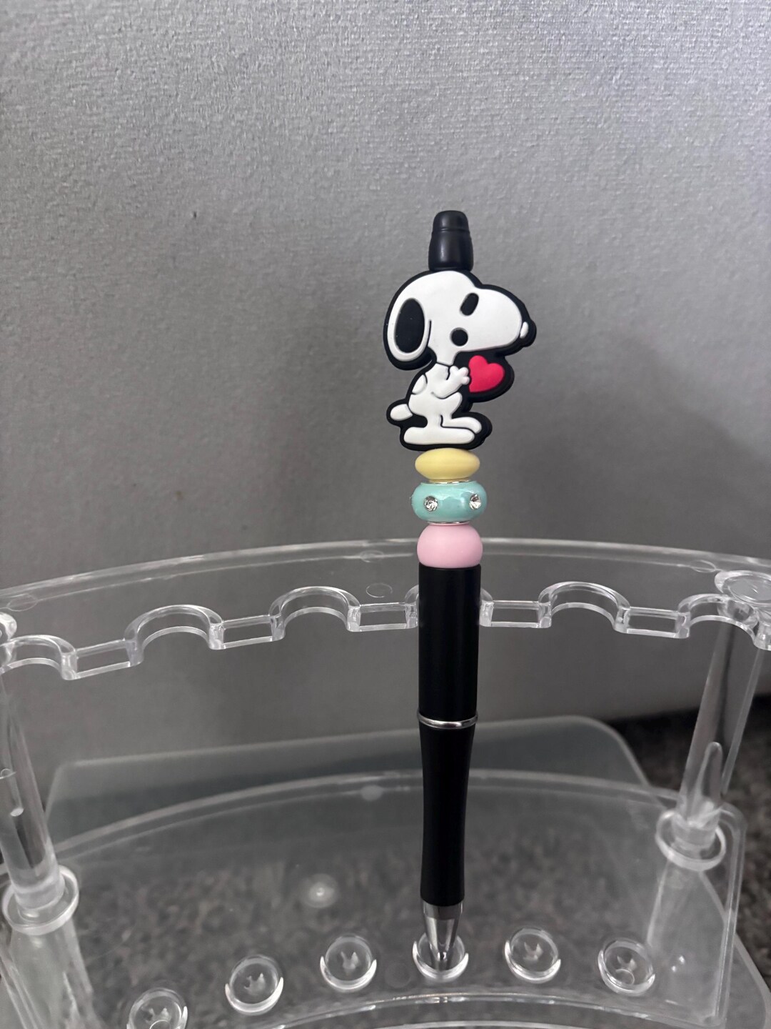 Snoopy Beaded Pen - Etsy