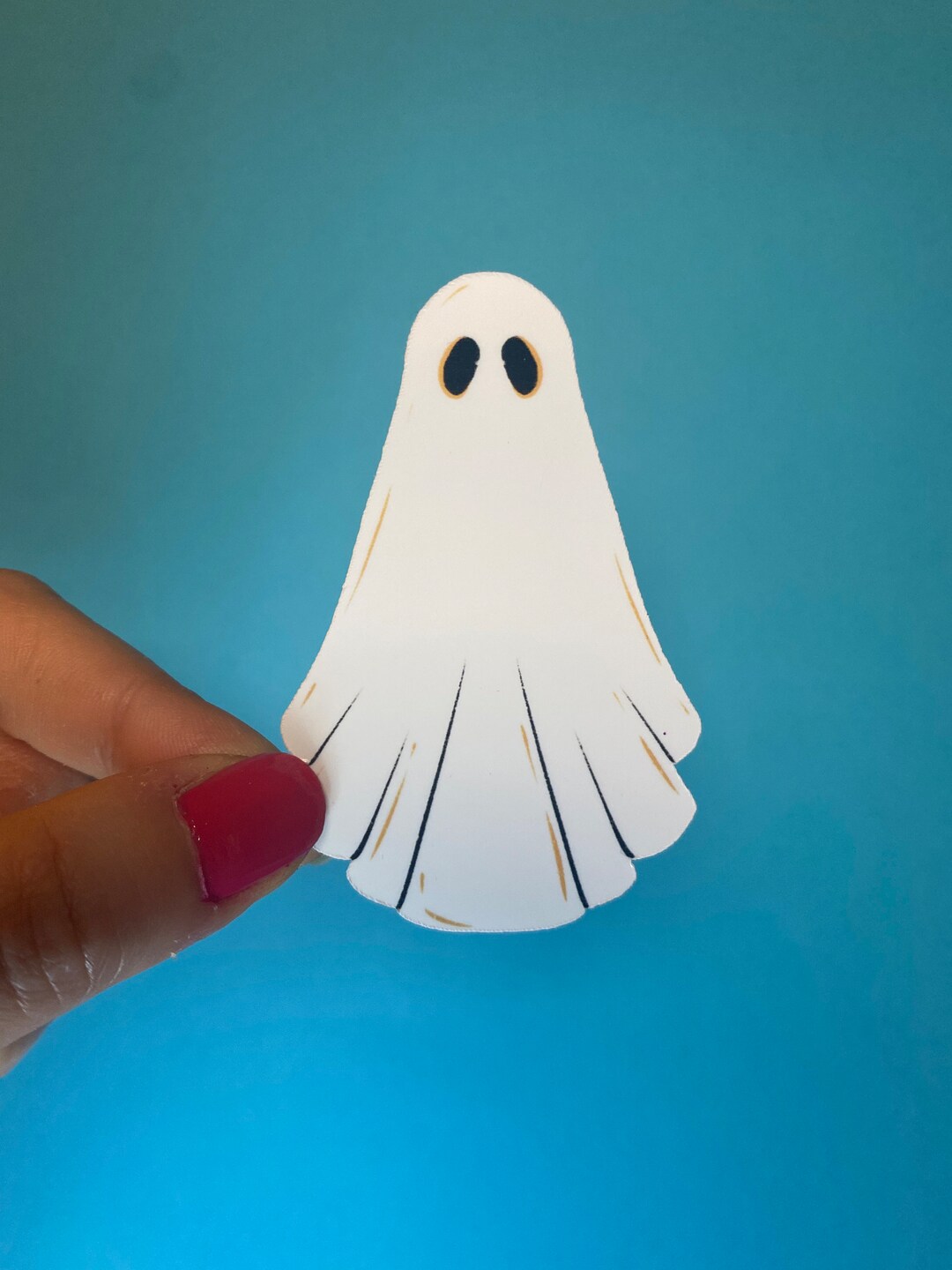 Cute Ghost Illustration Sticker Phoebe Bridgers Halloween - Etsy