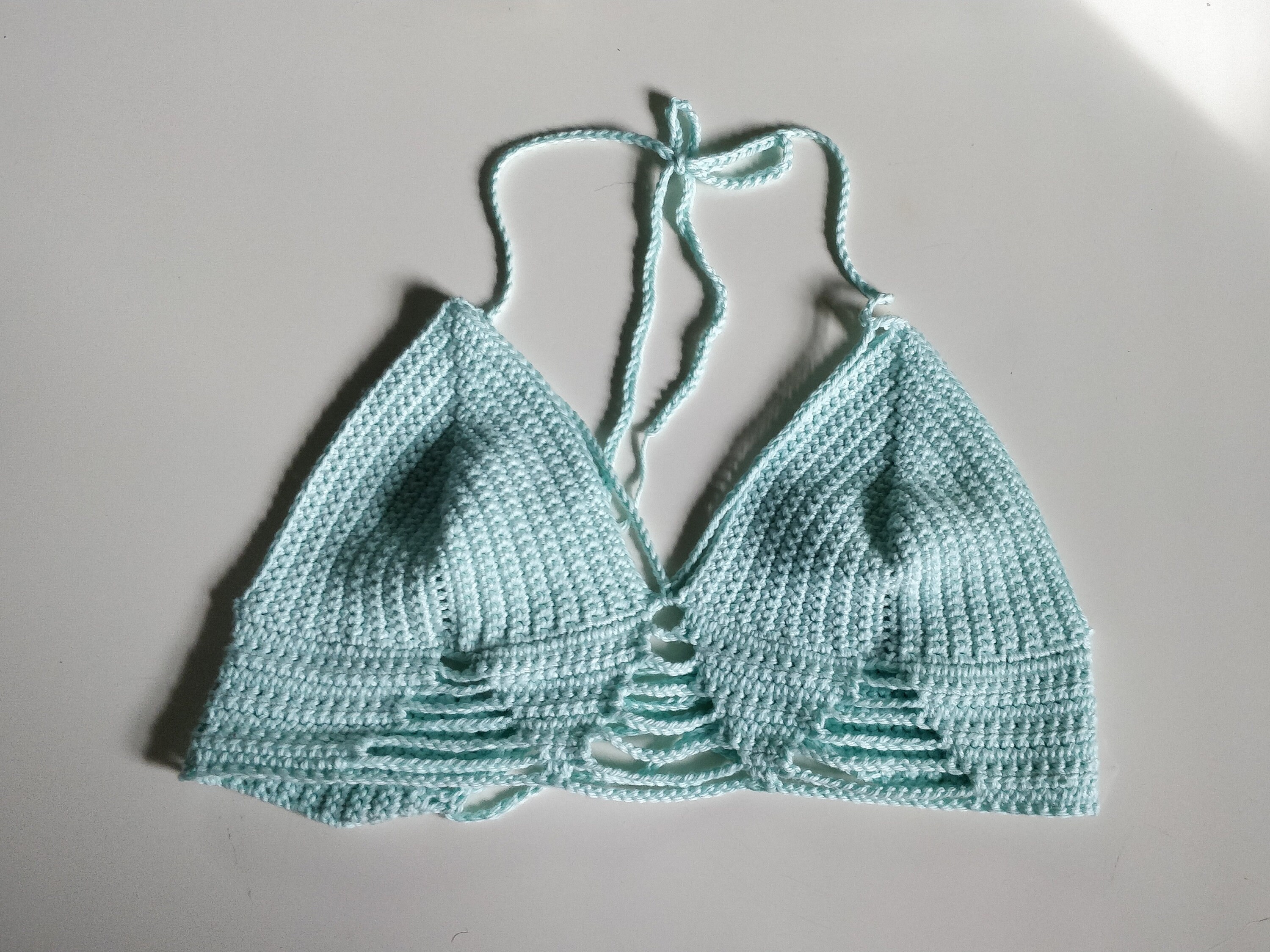 The Cora Top Customizable Crochet Crop Top - Etsy