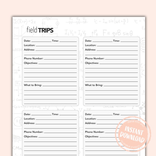 Trip Planner - Etsy