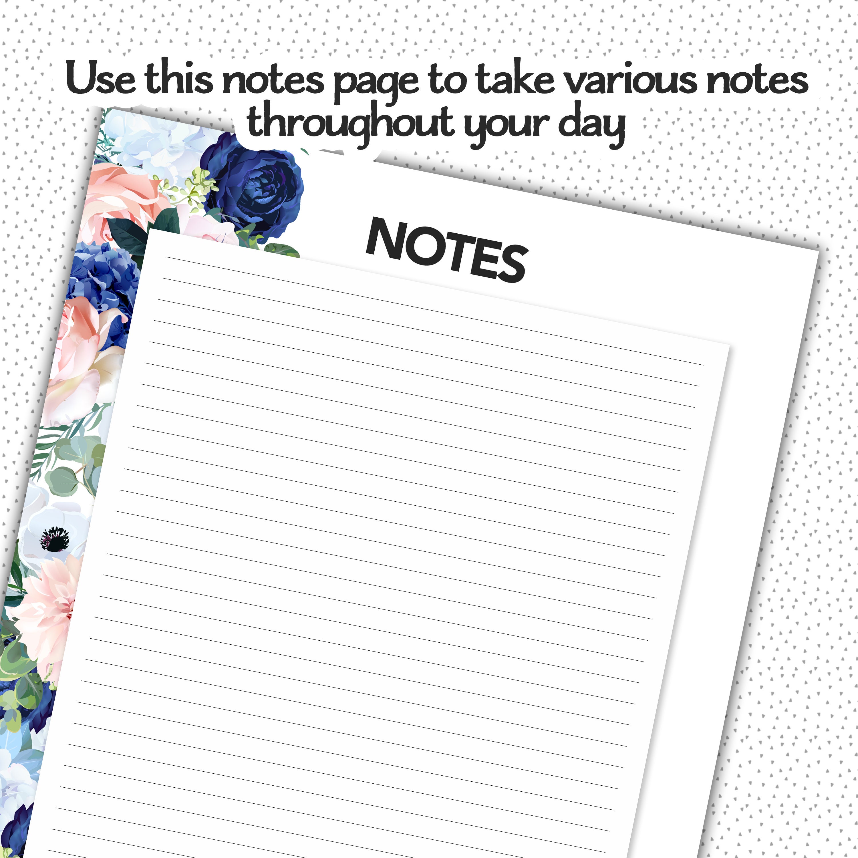 Fillable and Editable Notes, Digital Planner Page, Homeschool, Instant ...