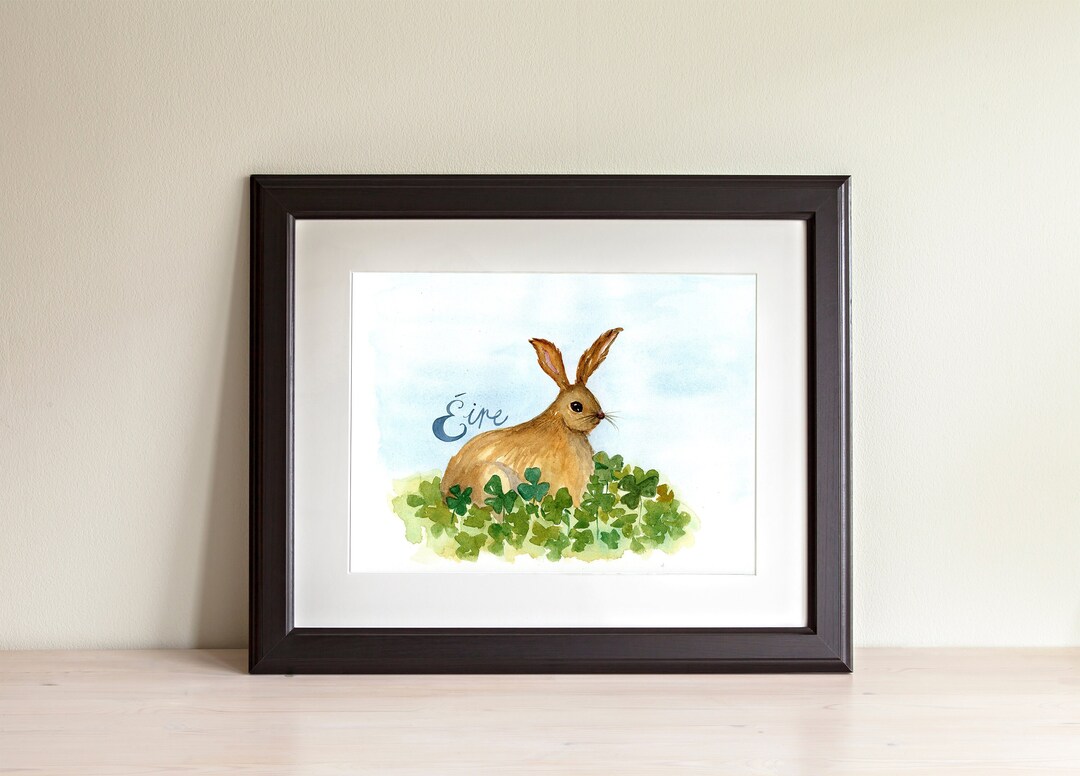 Irish Hare Print, Ireland Animal Art - Etsy