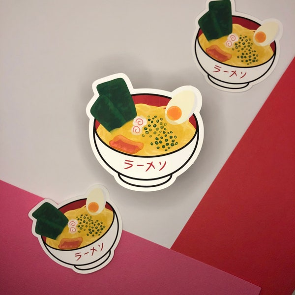 Ramen Stickers - Etsy