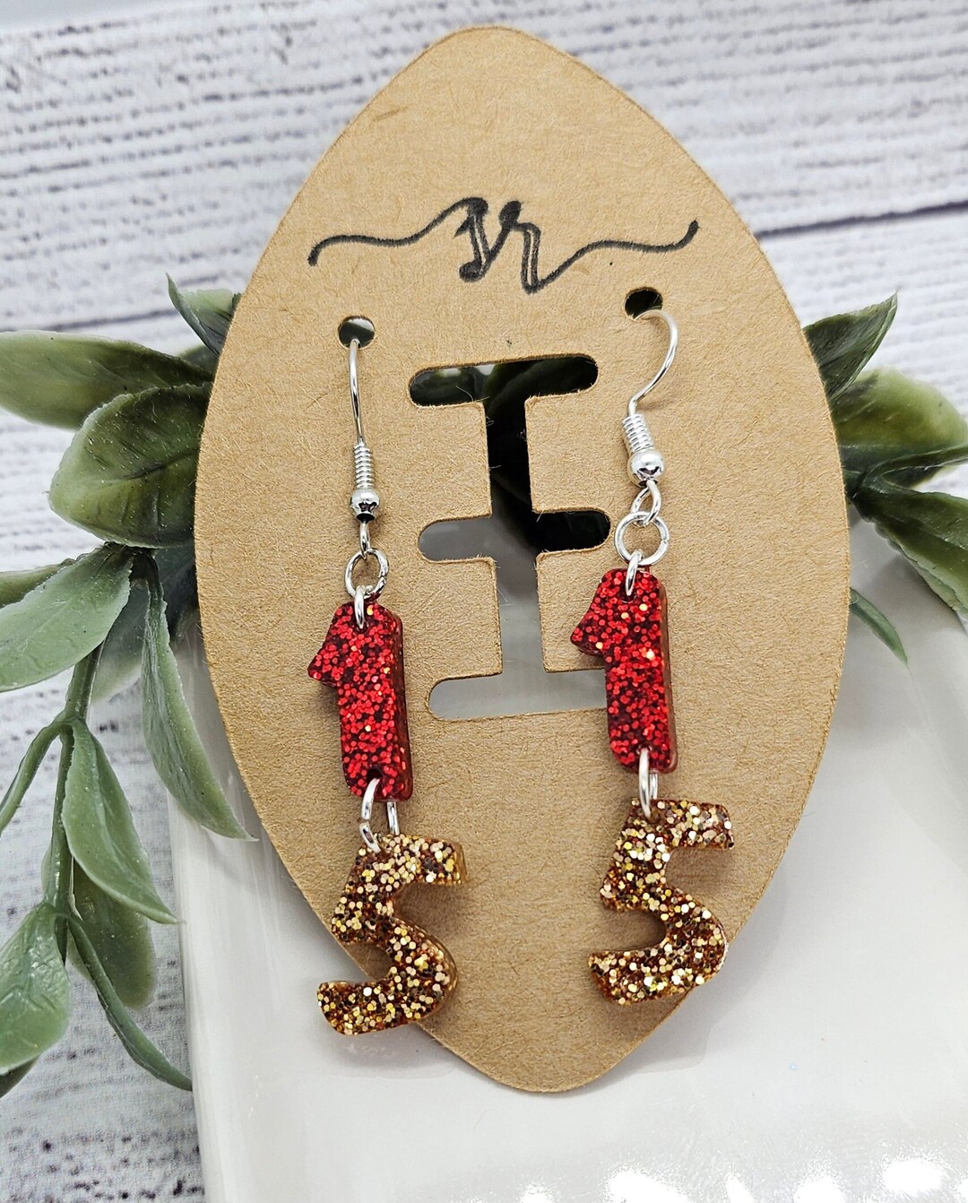 Chiefs Patrick Mahomes #15 Glitter Earrings, Gifts for Her, NFL - Etsy