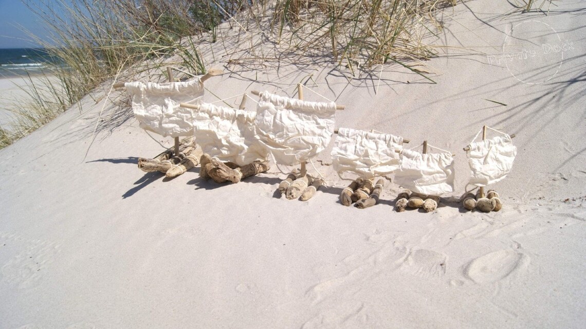 Driftwood Raft Robinson Crusoe Eco Friendly Decor, Nautical Art ...