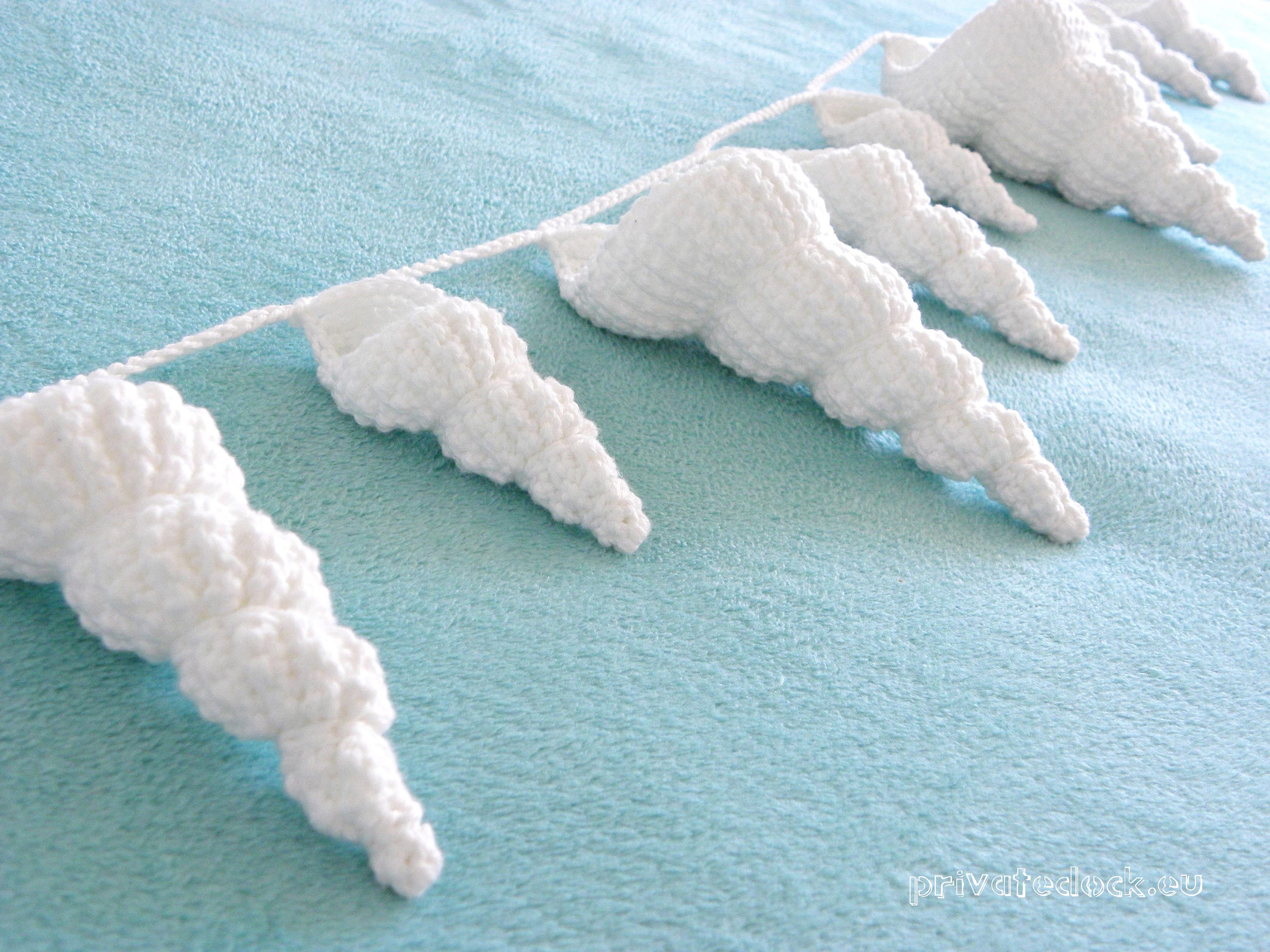 Shells Garland Coastal Garland Crochet Garland Eco Friendly - Etsy