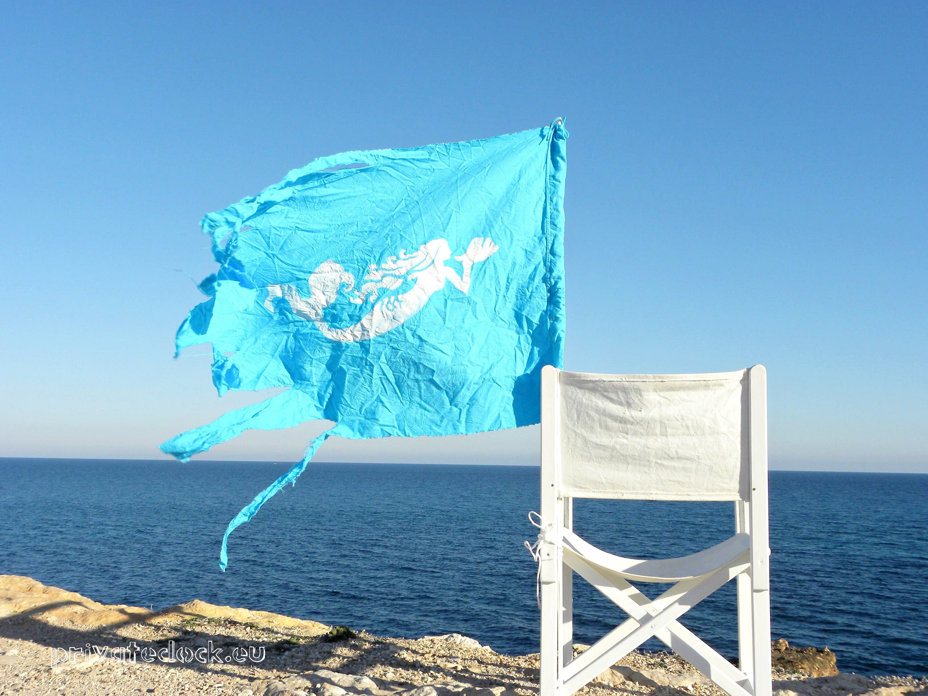 Mermaid Flag Beach Art Home or Beach and Garden Decor. - Etsy