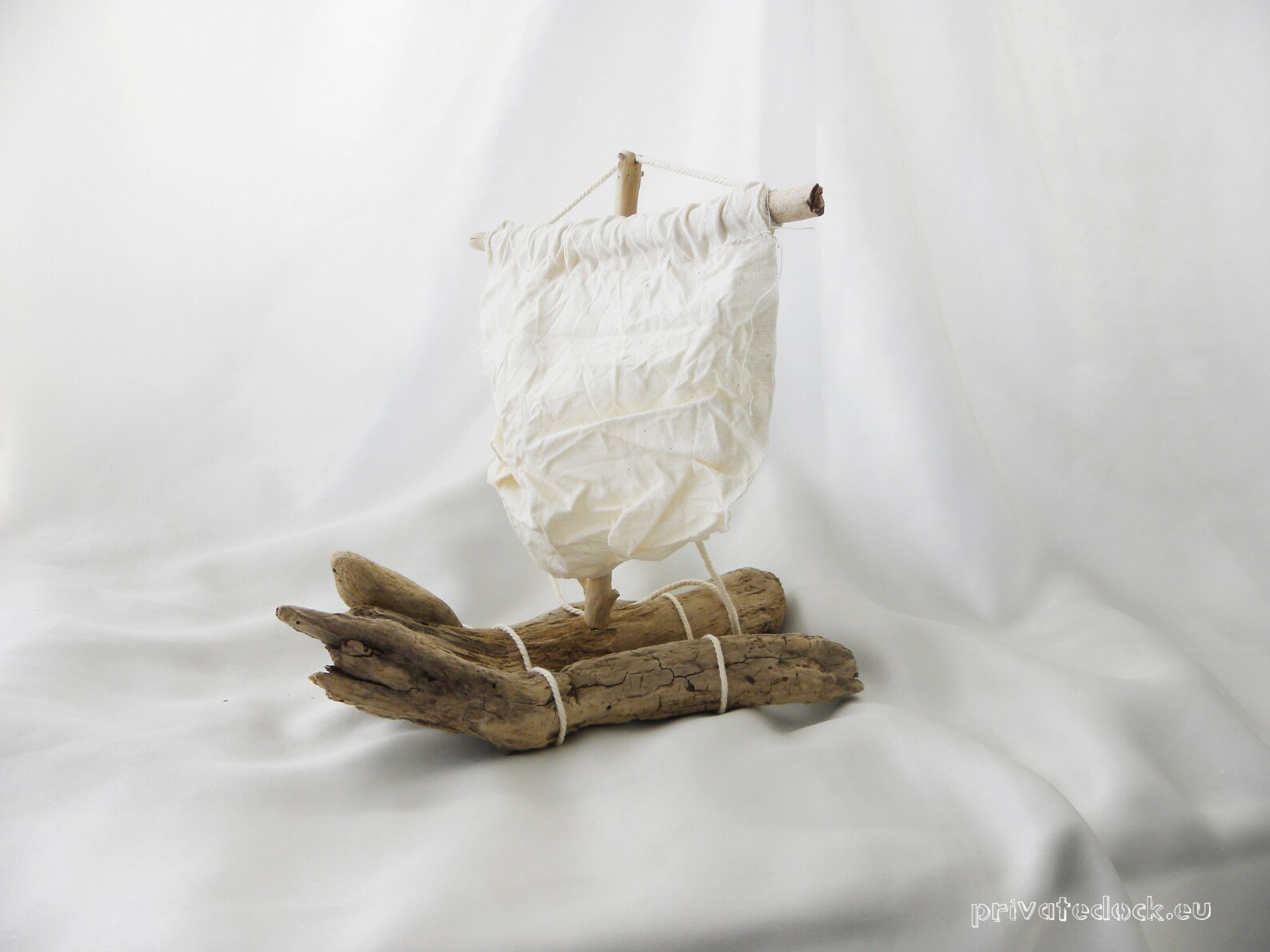 Driftwood Raft Robinson Crusoe Eco Friendly Decor, Nautical Art ...