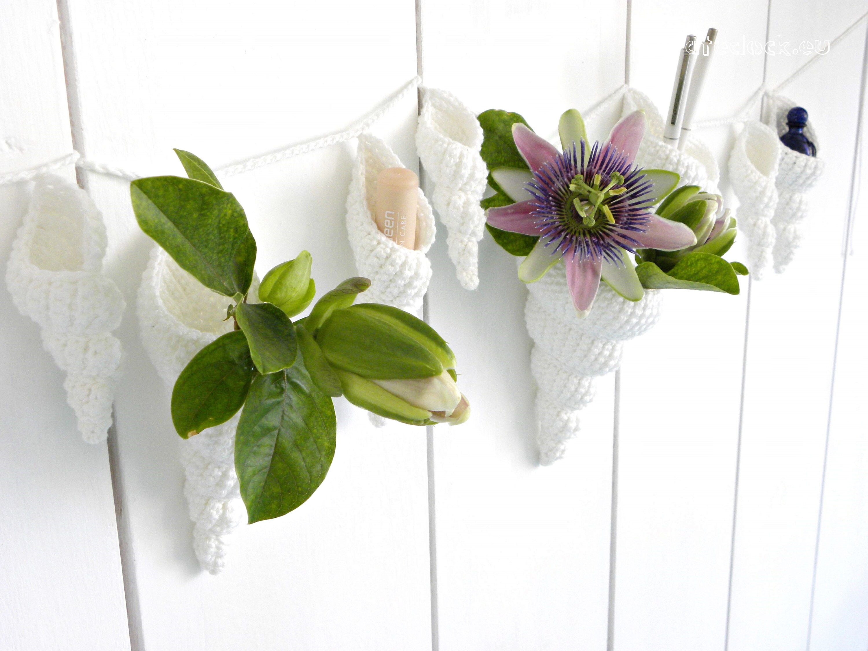 Shells Garland Coastal Garland Crochet Garland Eco Friendly - Etsy