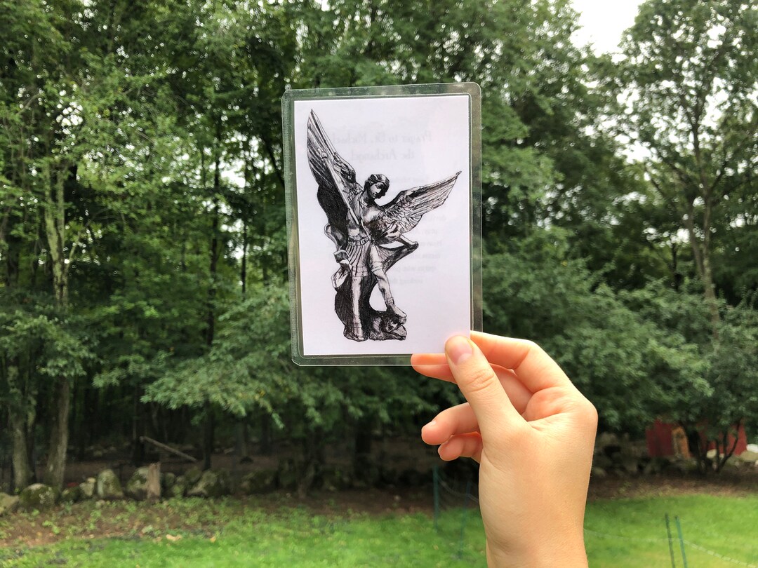 St. Michael the Archangel Prayer Card - Etsy
