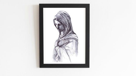 Our Lady at the Cross | Etsy