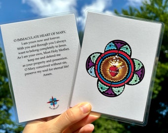 Prayer to the Immaculate Heart of Mary Holy Card Prayer Card pack of 25 ...