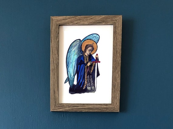Saint Michael Fine Art Print - Etsy