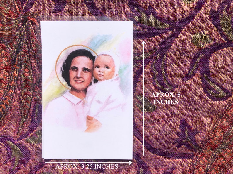 St. Gianna Molla Prayer Card - Etsy