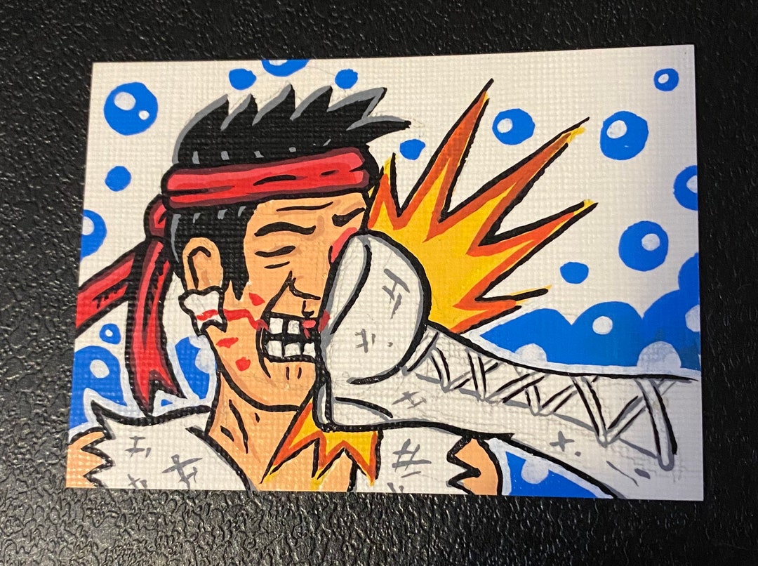 Ryu's New Smile Street Fighter 2 Art Card - Etsy