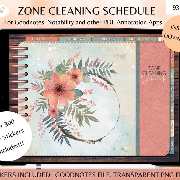 Cleaning Planner Stickers - Etsy