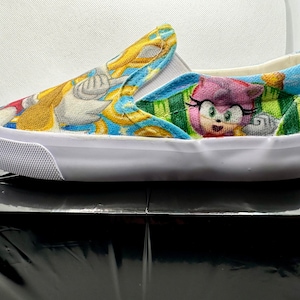 Custom Sonic the Hedgehog Shoes - Etsy