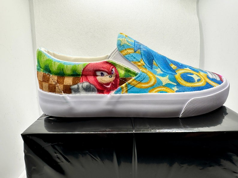 Custom Sonic the Hedgehog Shoes - Etsy