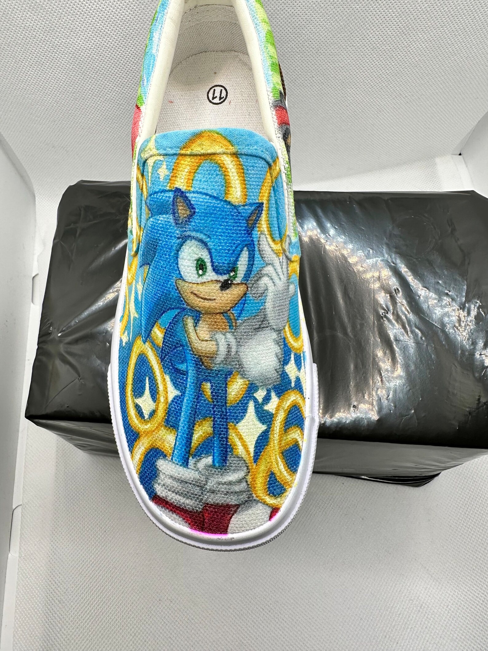 Custom Sonic the Hedgehog Shoes - Etsy