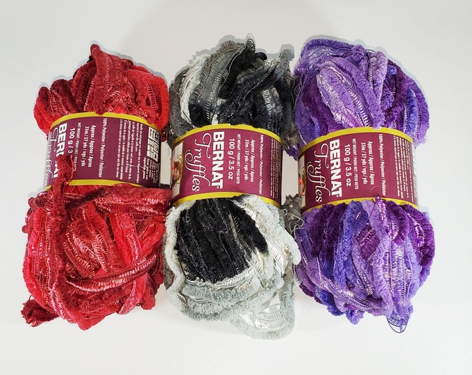 Bernat Truffles Yarn Multiple Colors Fancy and Festive - Etsy