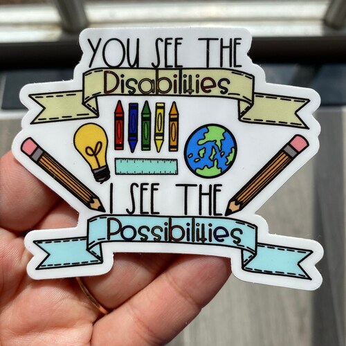 Special Education Teacher Sticker Special Ed Laptop Sticker - Etsy