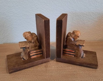 Monk Bookends - Etsy