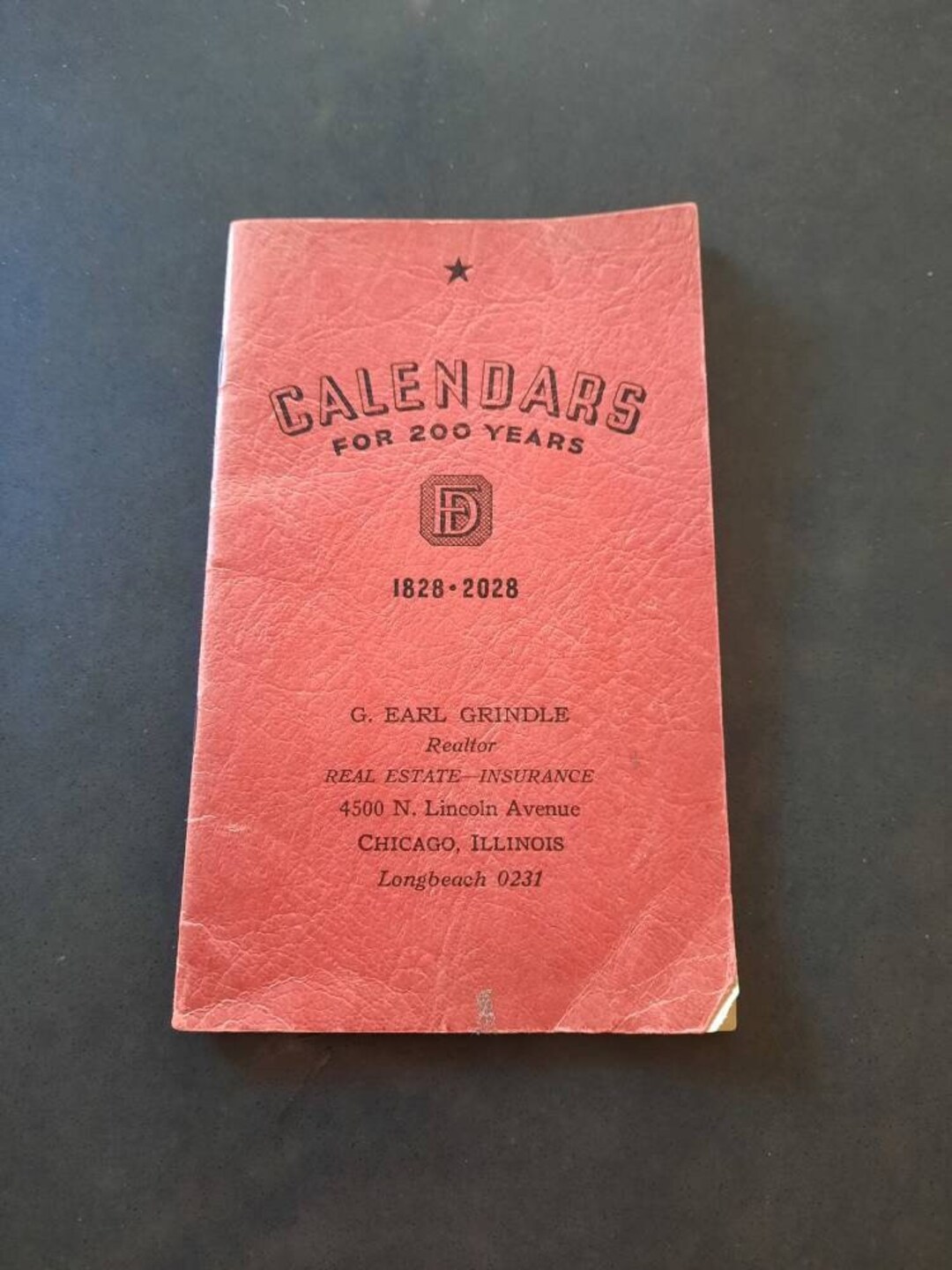 Vintage Calendars for 200 Years 1828-2028 Published by - Etsy