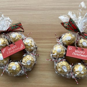 Ferrero Rocher Christmas Gift Wreath. Stocking Filler Ideas! - Etsy