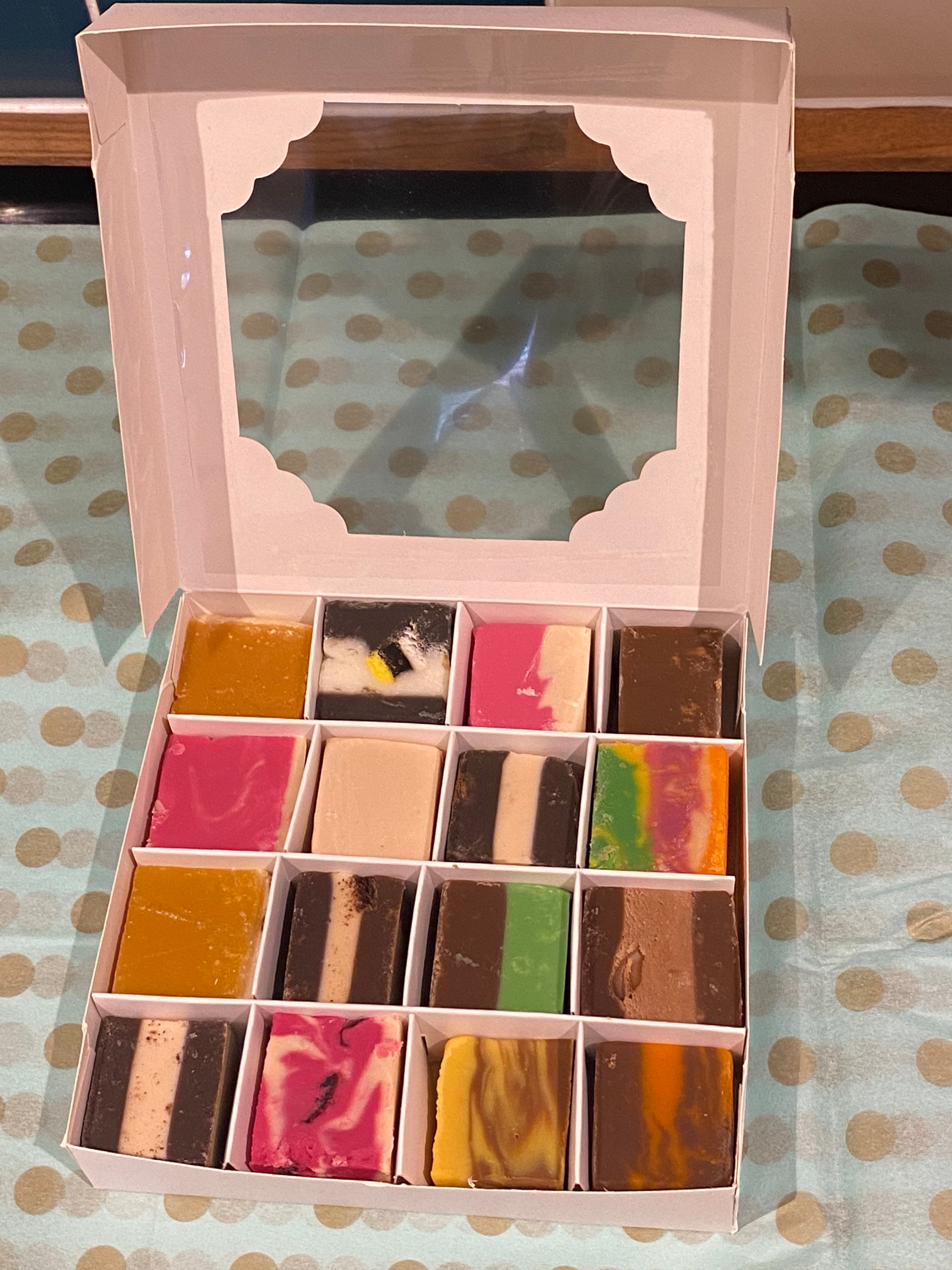 Handmade Fudge Variety Box: 16-piece Gourmet Flavors - Etsy