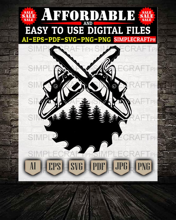 Tree Trimmer Sawmill Svg Lumberjack Svg Wood Saw - Etsy