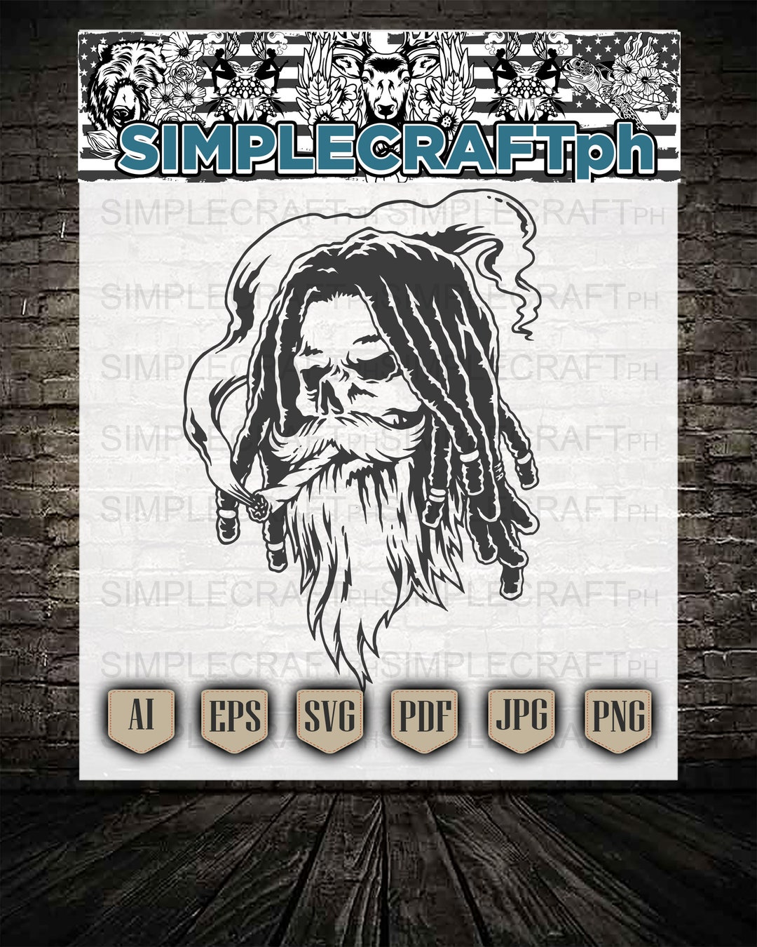 Cool Santa Smoke Weed High Santa Svg Santa Smoking Svg Smoking Weed Svg ...