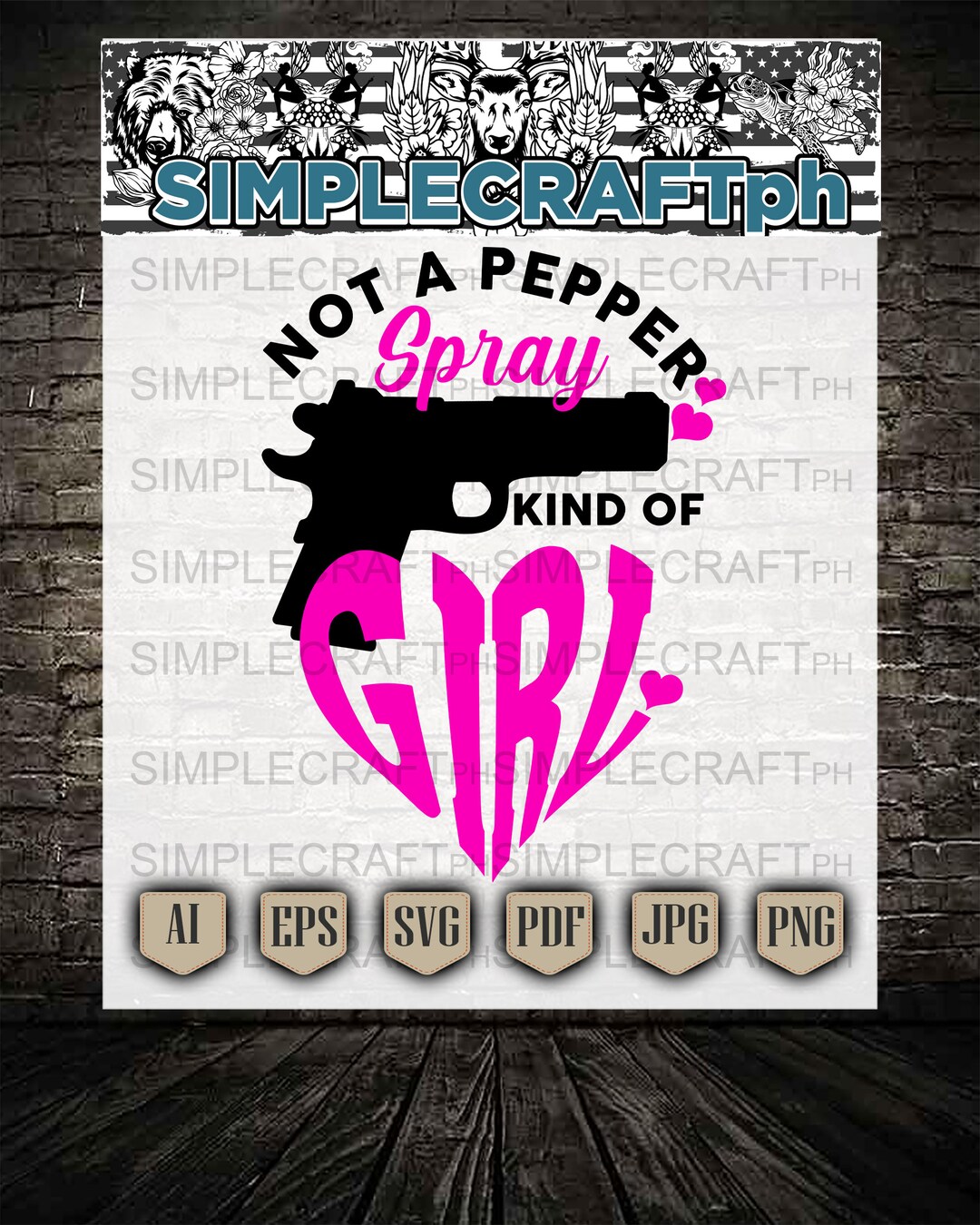 Not a Pepper Spray Kind of Girl Svg 2nd Amendment SVG I 2nd That Svg I ...