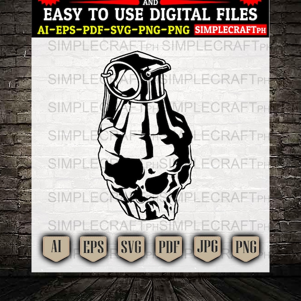 Defender Skull Svg - Etsy