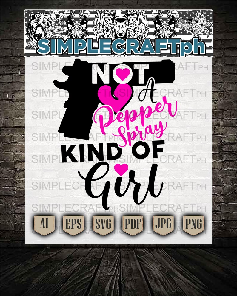 Not a Pepper Spray Kind of Girl Svg 2nd Amendment SVG I - Etsy