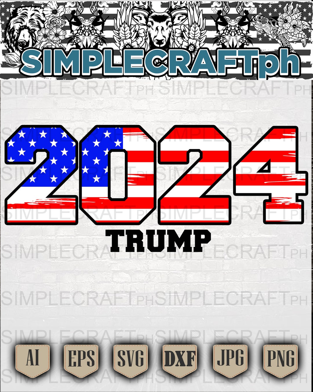 Trump 2024 Svg Trump Flag Svg 2024 Trump Shirt Trump - Etsy
