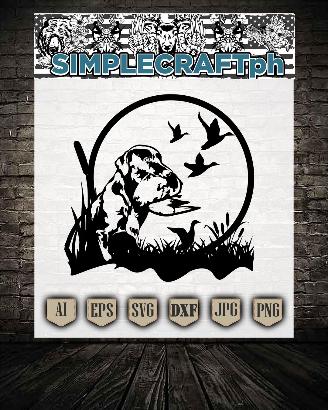 Duck Hunting Svg || Retriever Dog Svg || Banging Duck Svg || Outdoor ...