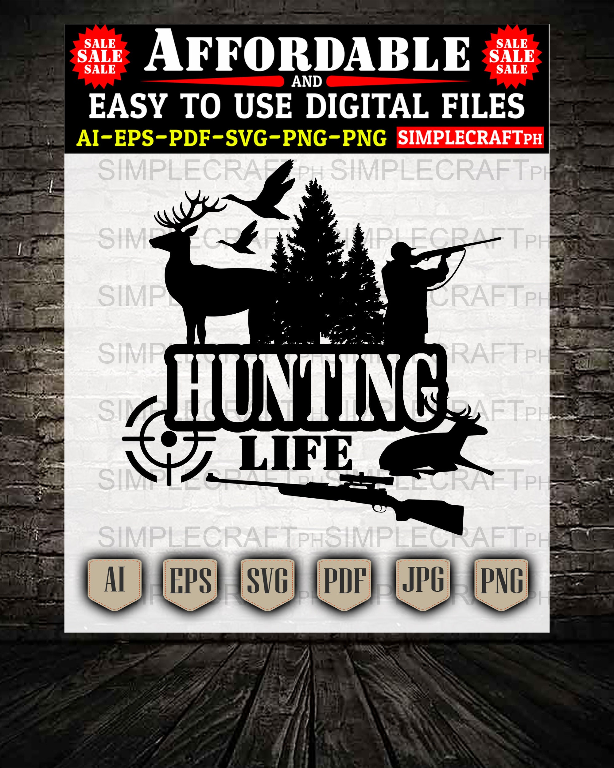 Hunting Life Svg Deer Hunting SVG Duck Hunting Svg - Etsy Hong Kong