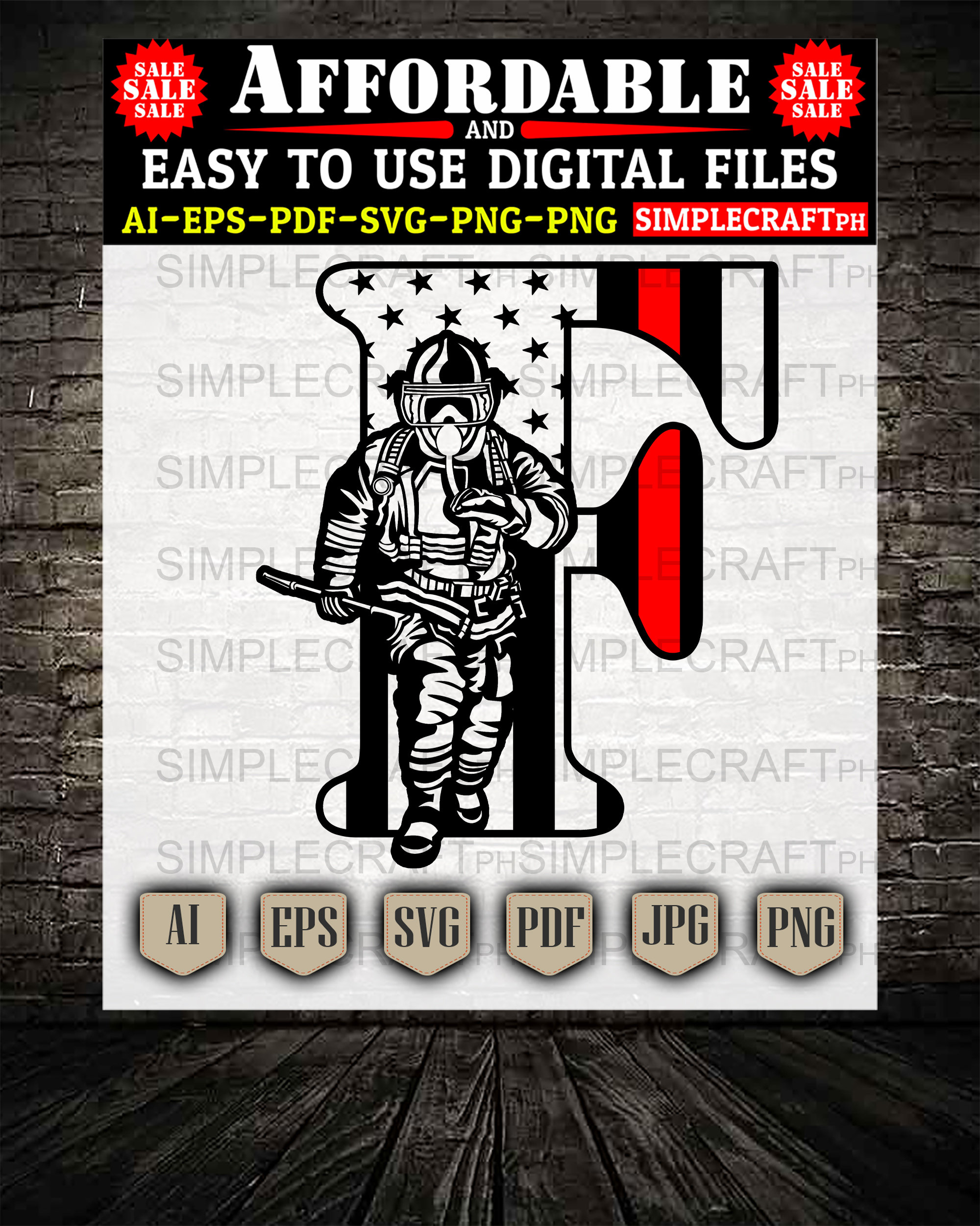 Firefighter Initial Letter F Svg Fireman Tshirt Svg | Etsy